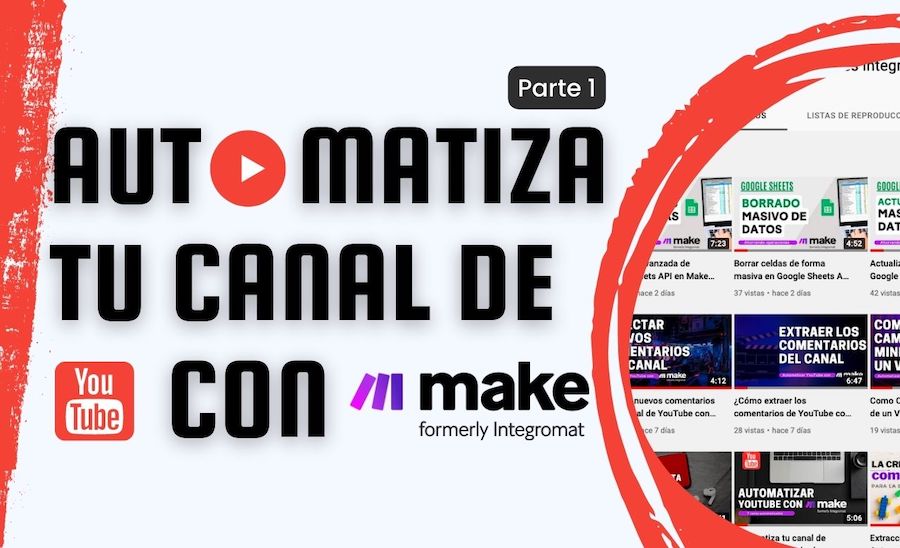 Automatiza tu canal de Youtube (Parte 1) con Make (ex Integromat)
